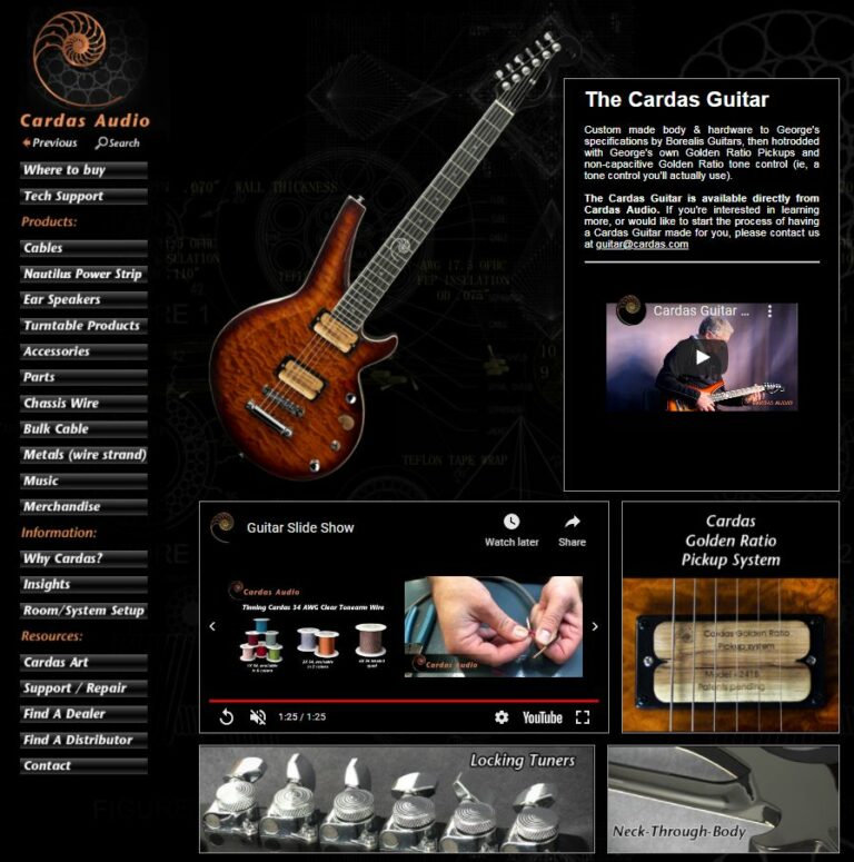 Cardas Golden Ratio Guitar Pickups – soundQuality org