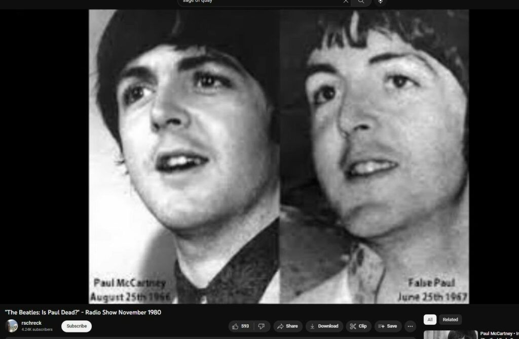 “FAUL” – Did Paul McCartney 1 Die in 1966? …vocal analysis ...