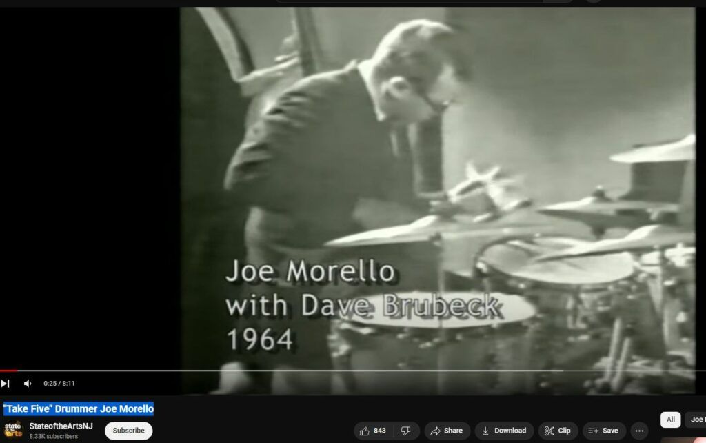 “Take Five” Drummer Joe Morello – soundQuality org